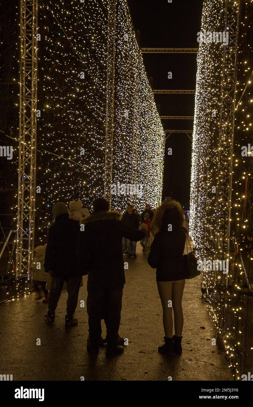 Iluminacje w parku oliwskim hi-res stock photography and images - Alamy