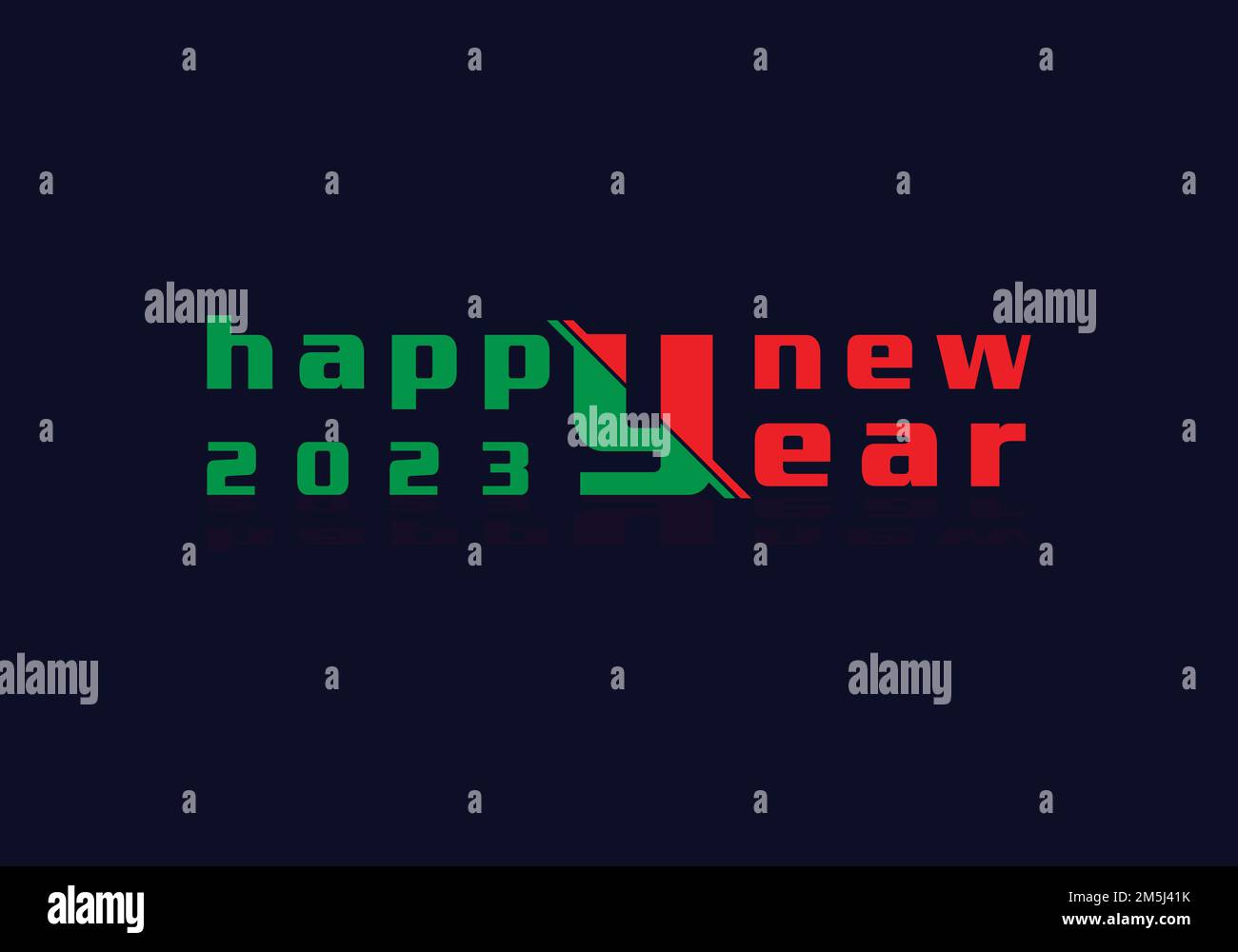 Happy new year 2023 logo hi-res stock photography and images - Alamy
