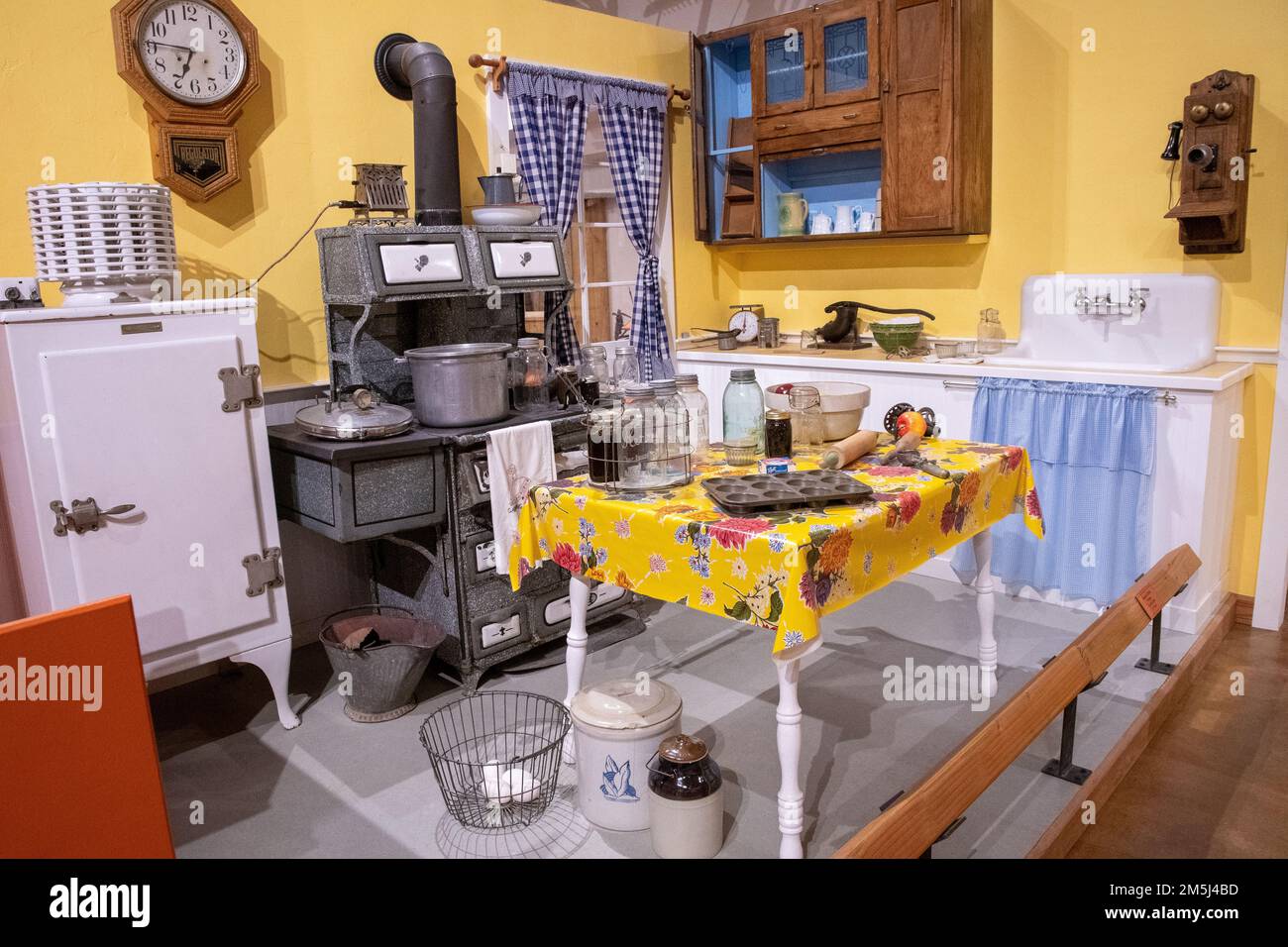 Antique Kitchen in New Mexico Farm and Ranch Heritage Museum in Las ...