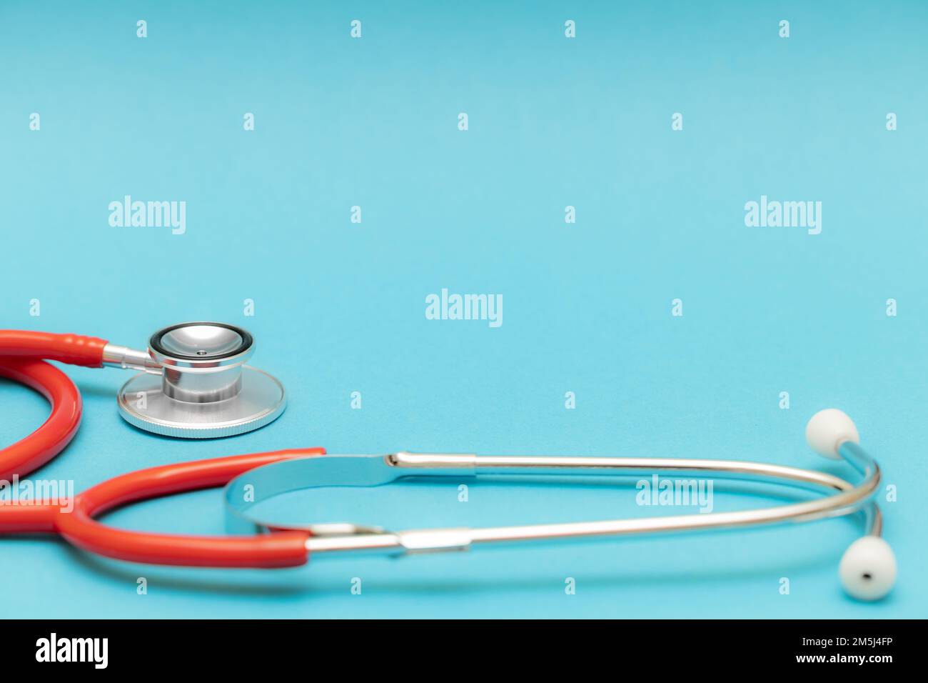 Stethoscope blue tube on hi-res stock photography and images - Alamy