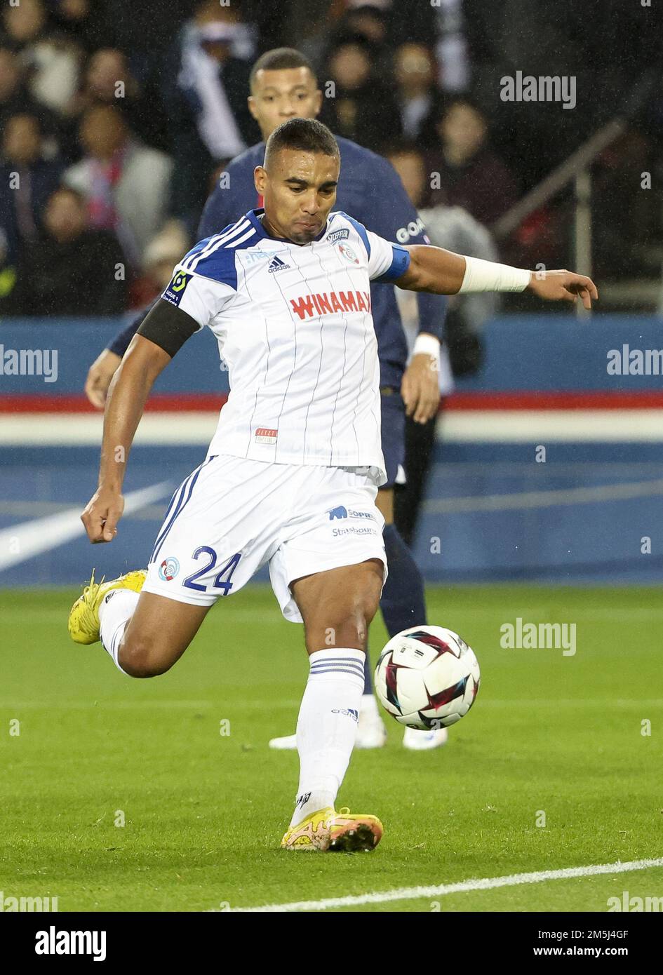 Alexander Djiku of Strasbourg during the French championship Ligue 1 ...