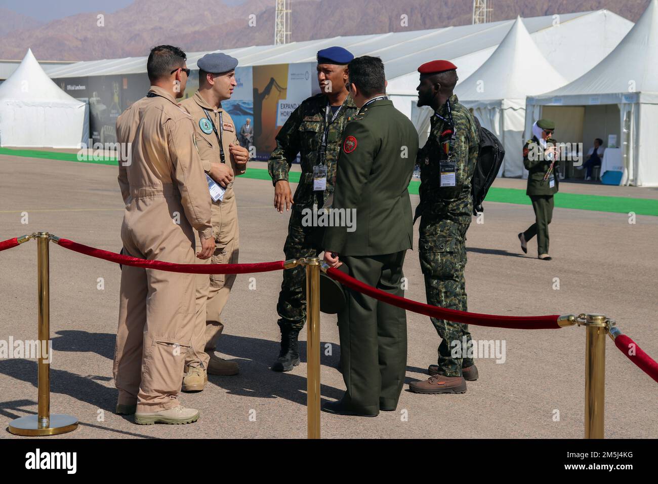 High military leaders from different countries of the world in Jordan ...