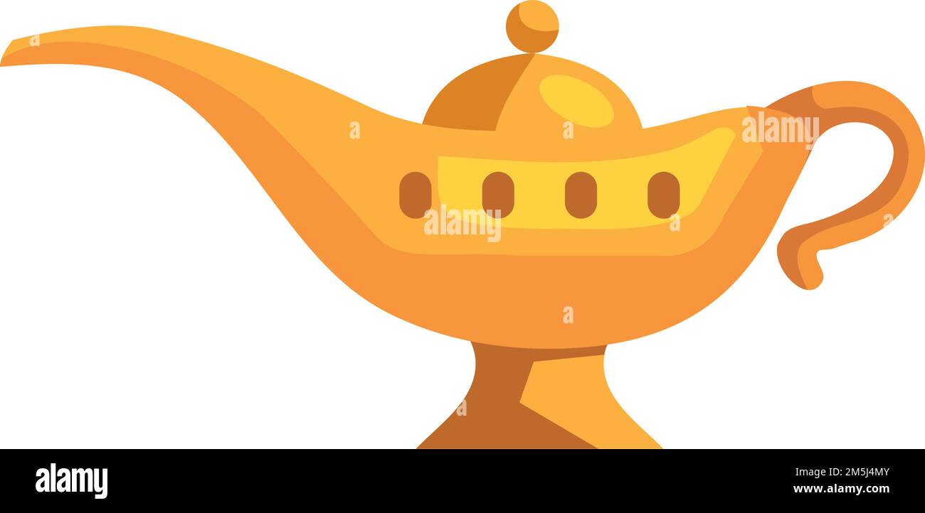 golden magic lamp Stock Vector Image & Art - Alamy