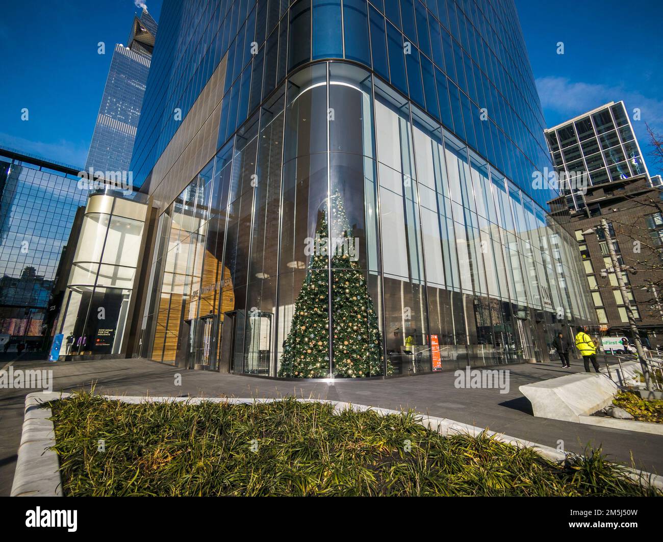 Real christmas tree in office hi-res stock photography and images - Alamy