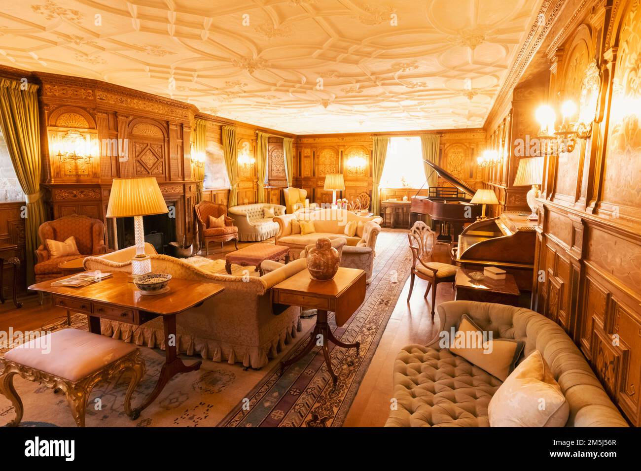 England, Kent, Hever, Hever Castle, The Drawing Room Stock Photo - Alamy
