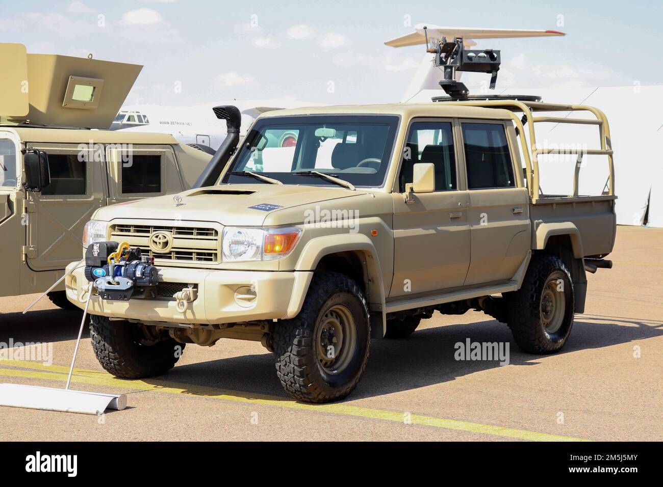 Aqaba, Jordan - 2022 : Jordanian armored and military vehicles (Sofex ...