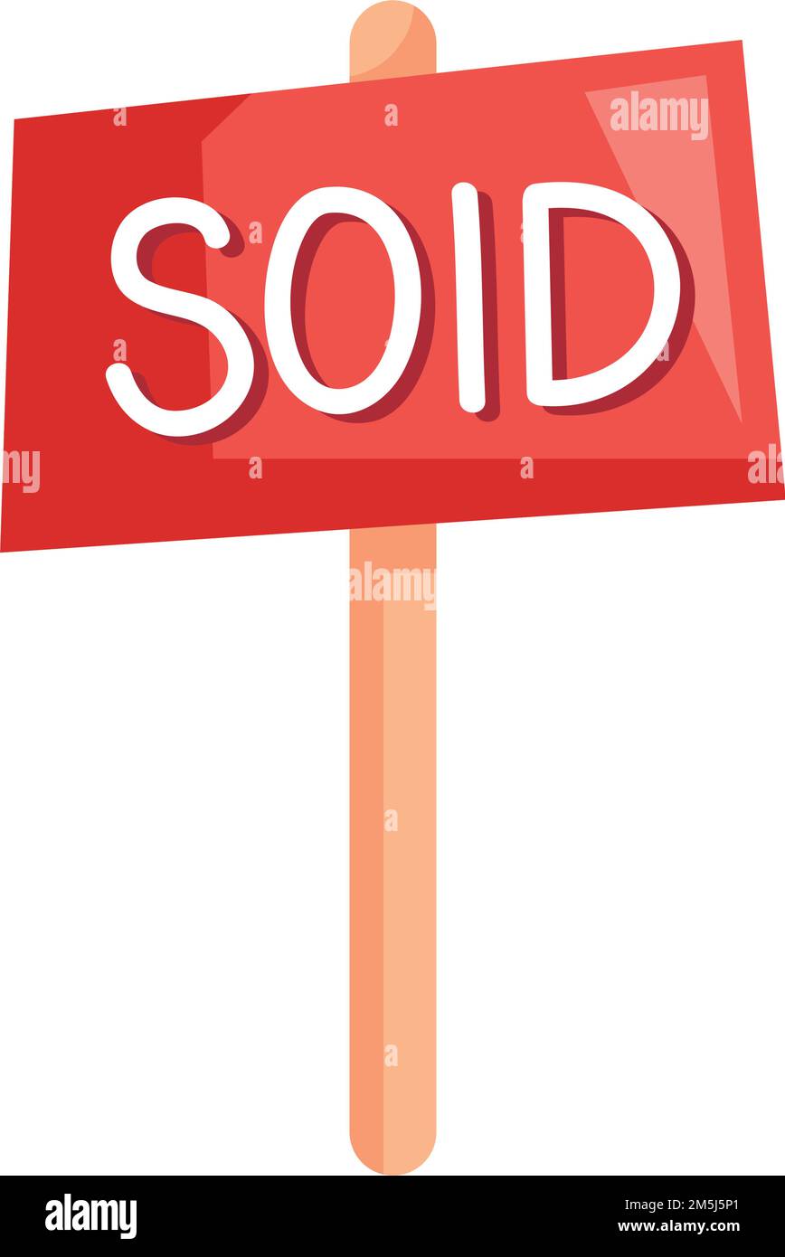 sold label real estate Stock Vector Image & Art - Alamy