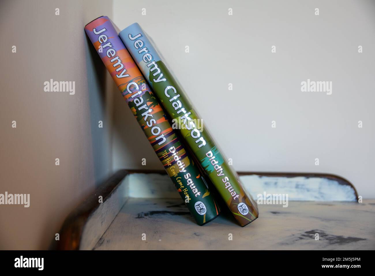 Durham, UK - 29th December 2022: Jeremy Clarkson's book Diddly Squat, a ...