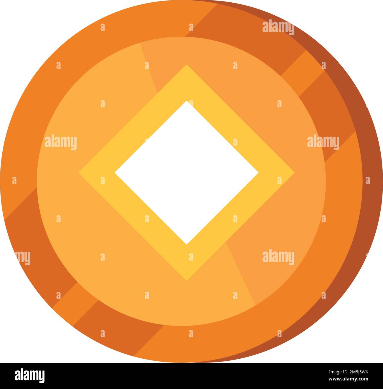 golden chinese coin Stock Vector Image & Art - Alamy