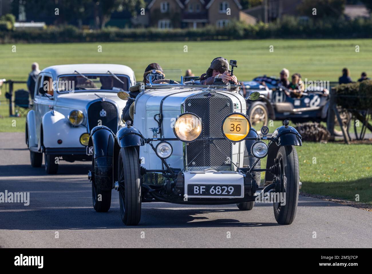 1930 Talbot 90 Brooklands Tourer ‘BF 6829’ at the Race Day Airshow held ...