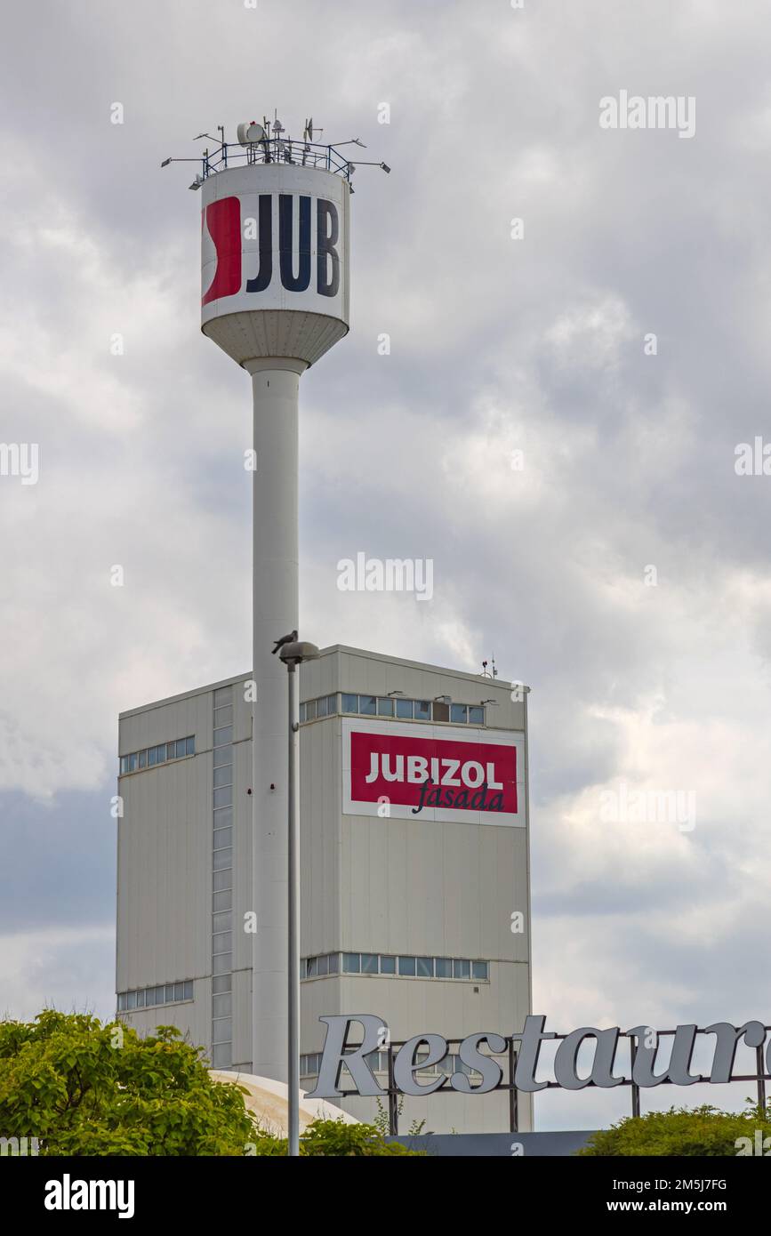 Simanovci, Serbia - August 22, 2022: Company Jub Group Construction ...