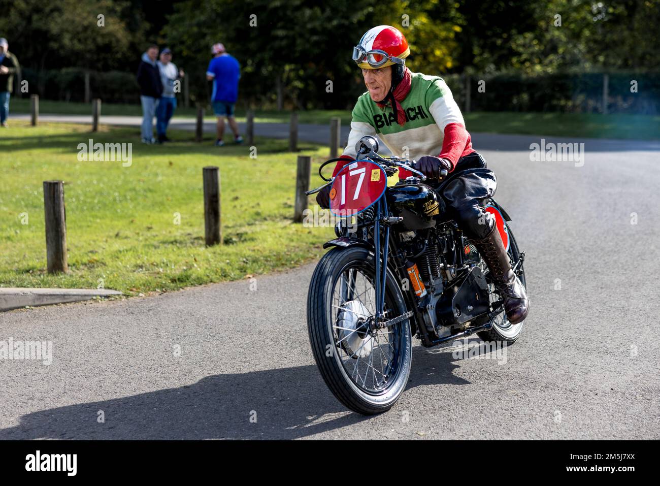 1927 Velocette KSS, at the Race Day Airshow held at Shuttleworth on the ...