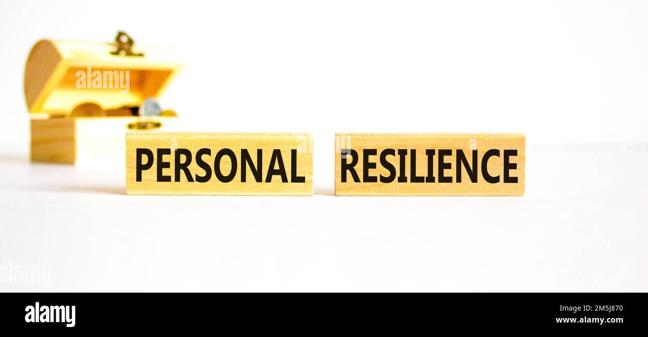 Personal resilience symbol. Concept word Personal resilience on wooden ...