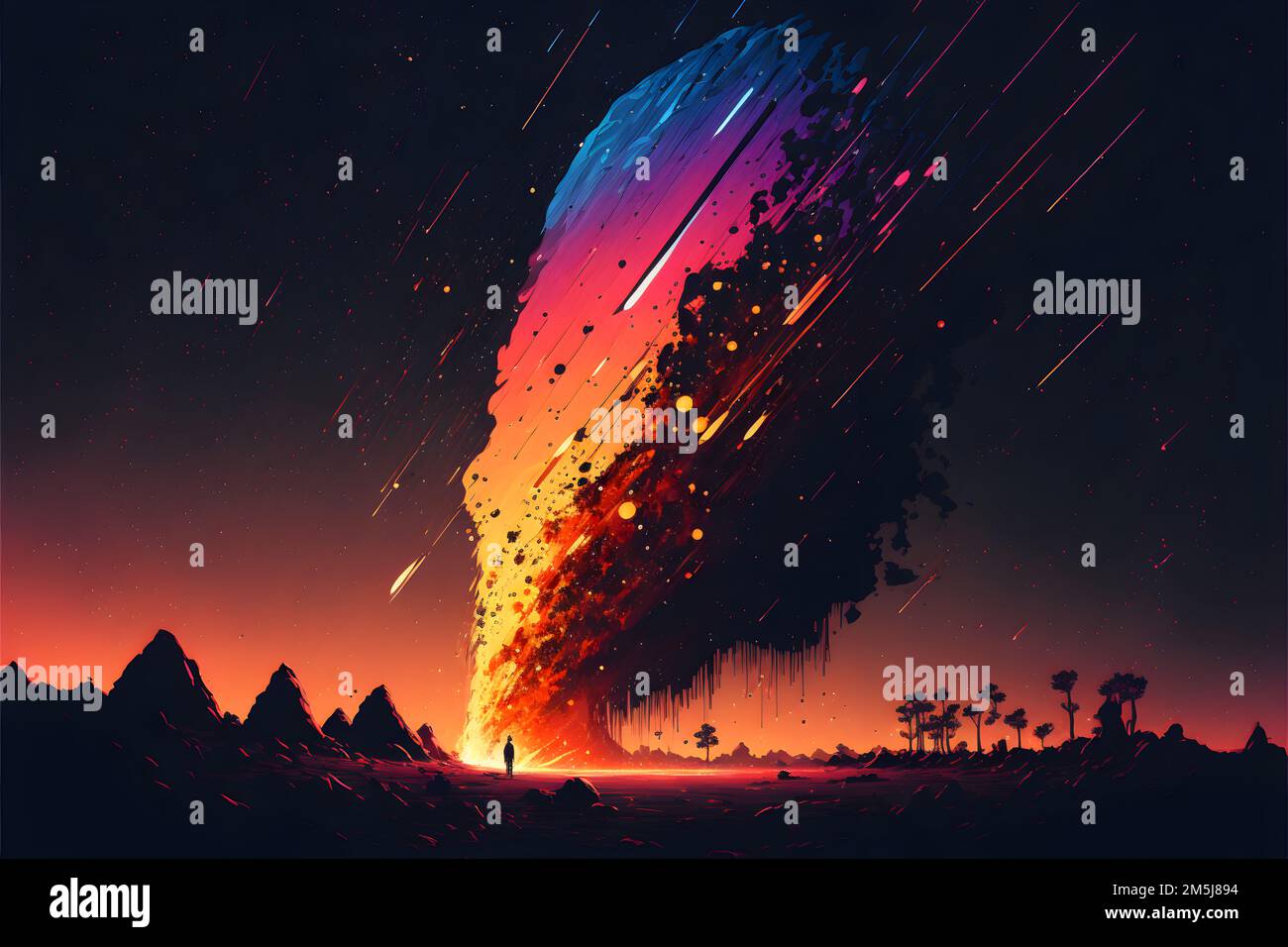 A meteor hi-res stock photography and images - Alamy
