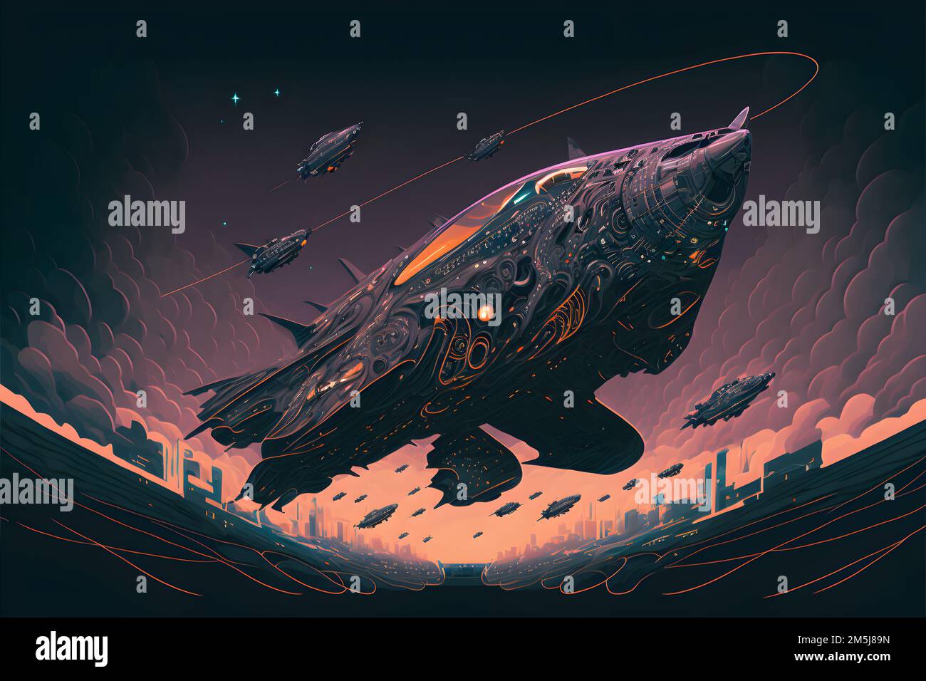 Alien mothership hi-res stock photography and images - Alamy