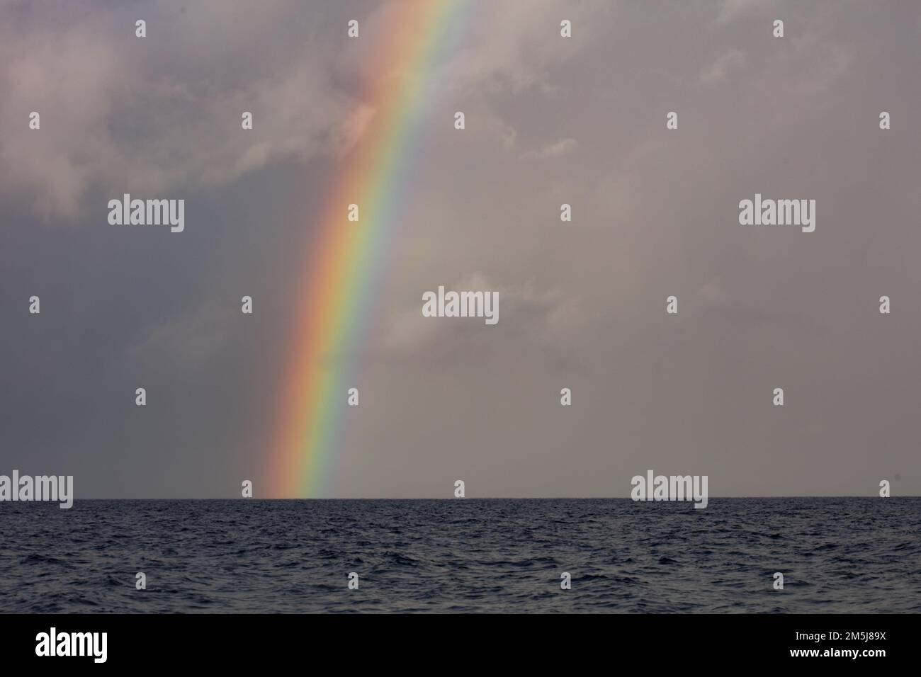 Rainbow over ocean beautiful hi-res stock photography and images - Alamy
