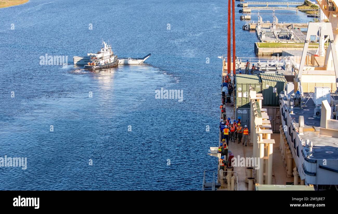 U.S. Navy Sailors with Navy Cargo Handling Battalion 1 and Navy Cargo ...