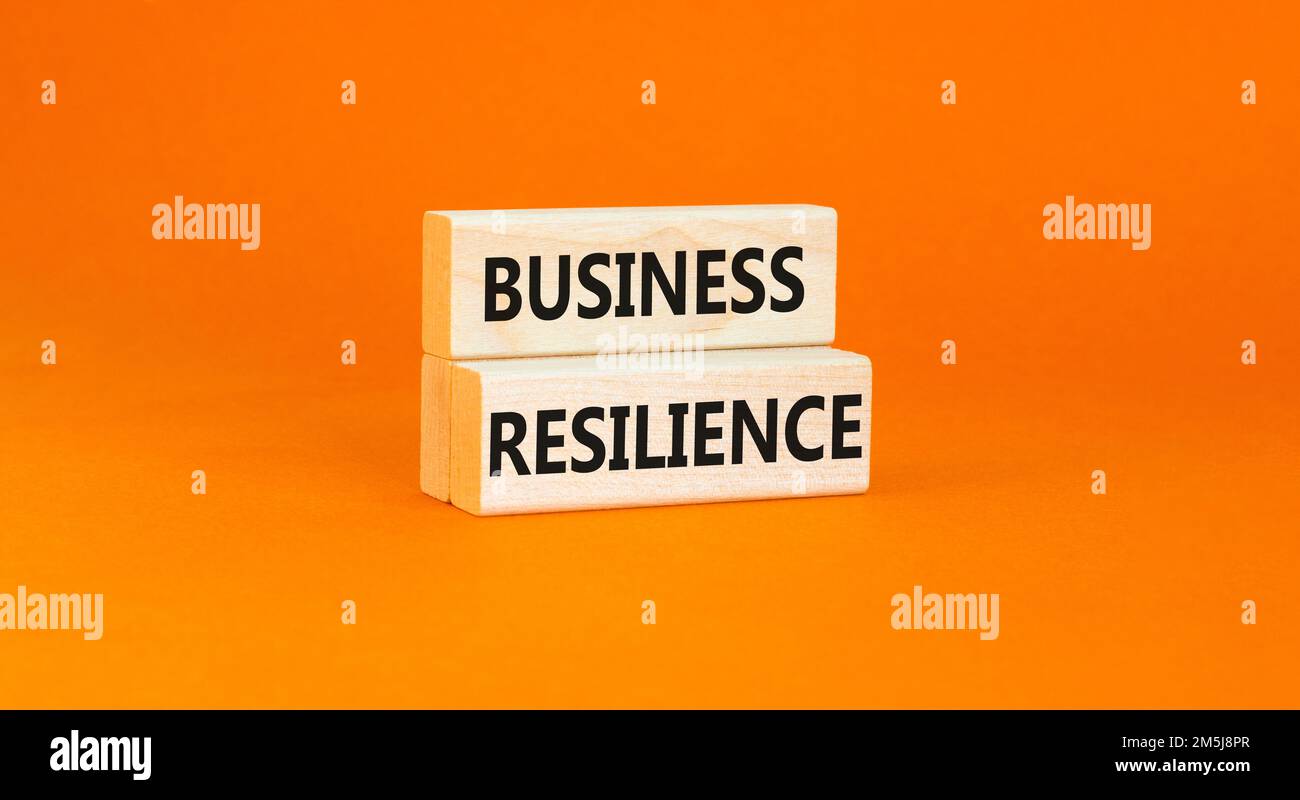 Business resilience symbol. Concept word Business resilience typed on ...