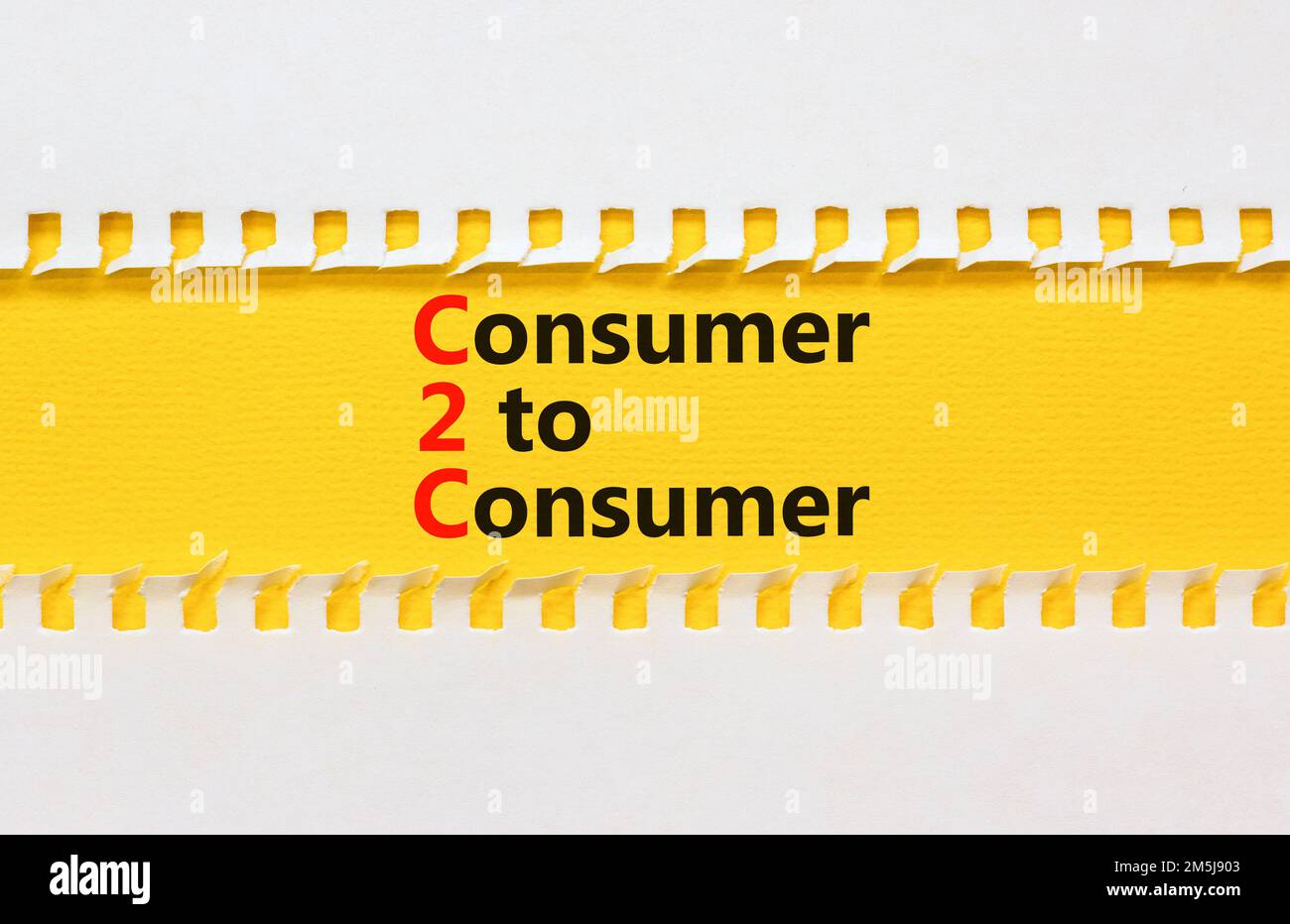 C2C consumer to consumer symbol. Concept words C2C consumer to consumer ...