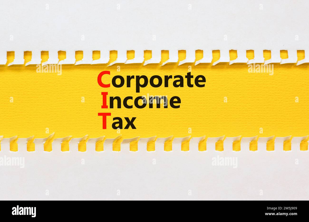 CIT corporate income tax symbol. Concept words CIT corporate income tax ...