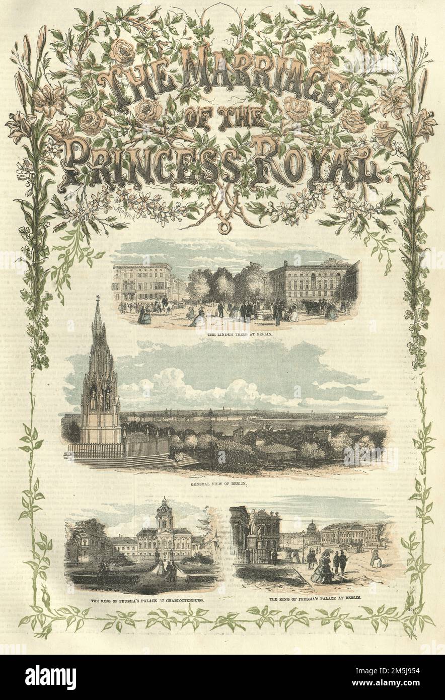 Marriage of the Princess Royal, Views in Germany, 1850s Stock Photo - Alamy