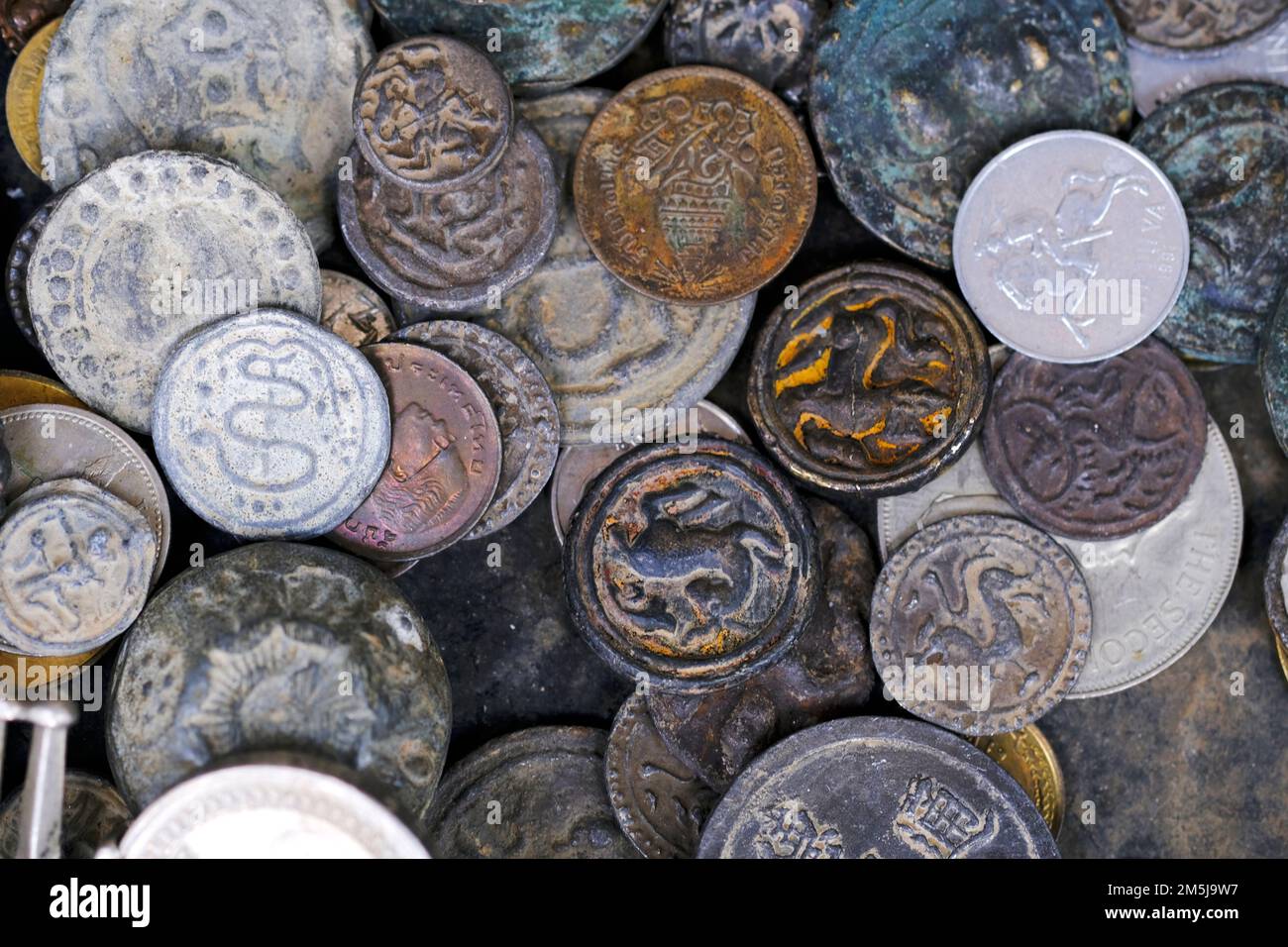 Old coins Background, currency, Ancient coins Stock Photo - Alamy