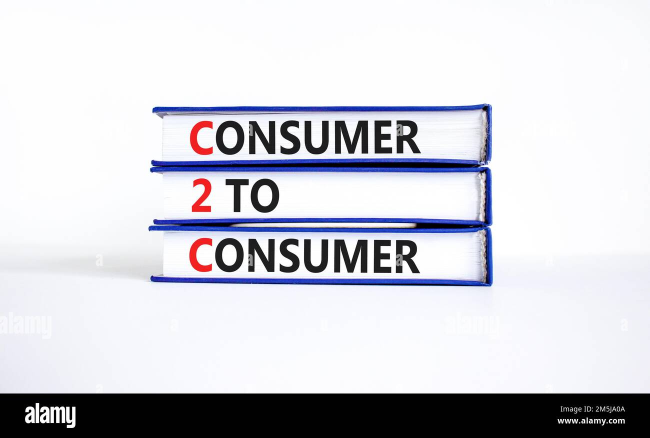 C2C consumer to consumer symbol. Concept words C2C consumer to consumer ...