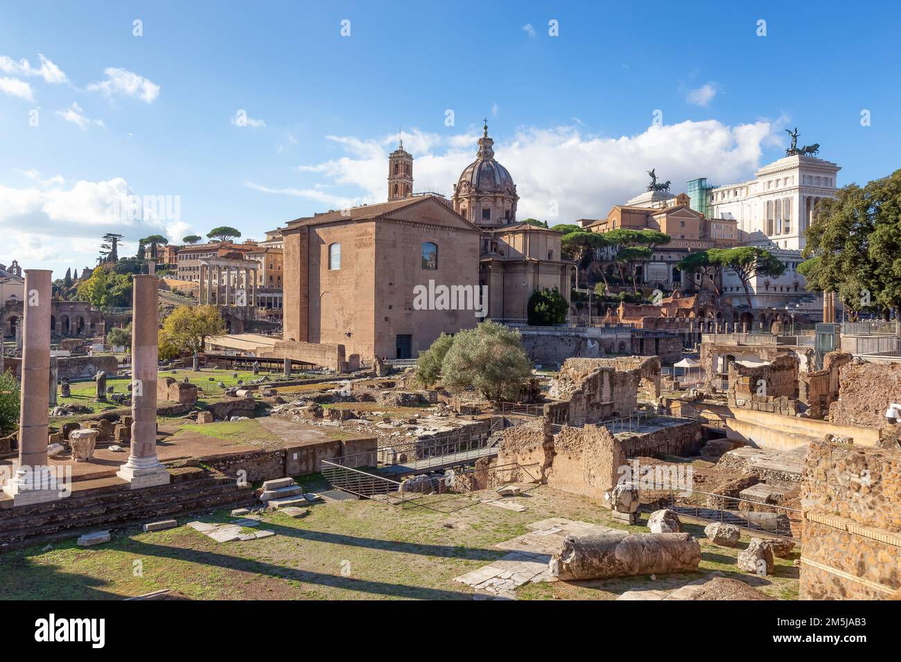 Ancient Remains in Rome, Italy. Roman Forum Stock Photo - Alamy