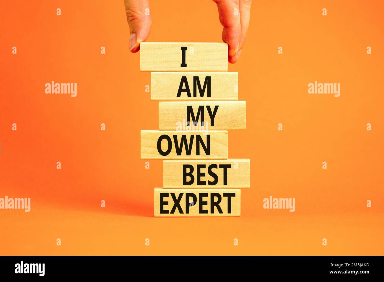I am my own best expert symbol. Concept words I am my own best expert ...