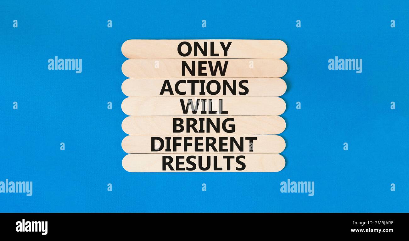 New action symbol. Concept words Only new actions will bring different ...