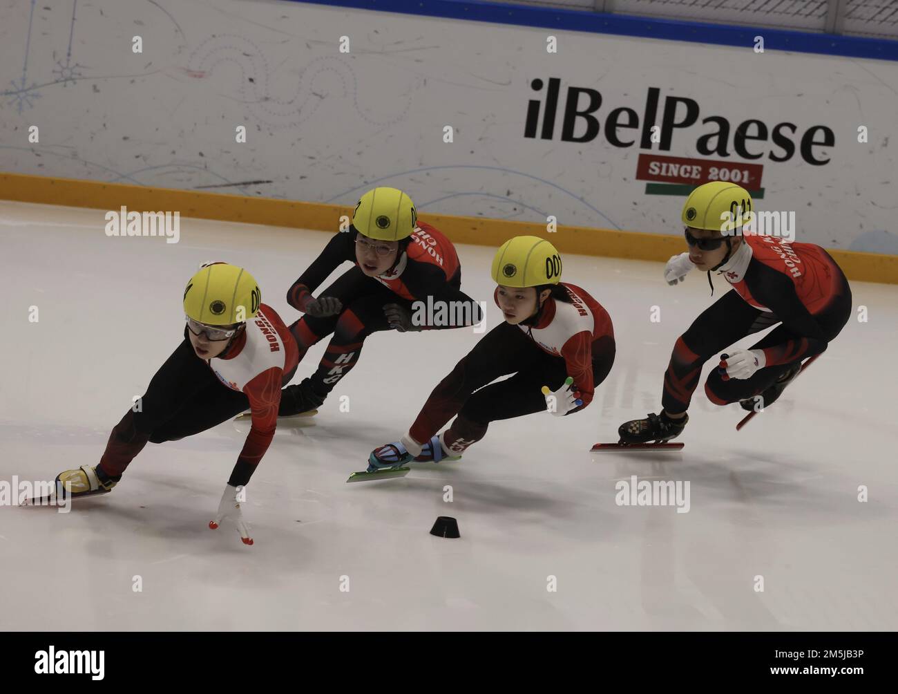 Elite A&B finals with (L to R) Sidney Chu, Tsui Sham-fung, Lam Ching-yan, and Marvin Chen Jiale ...