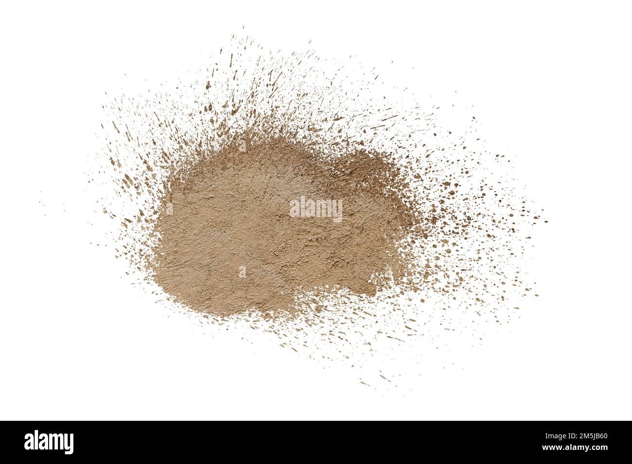 mud splash isolated on white background Stock Photo - Alamy
