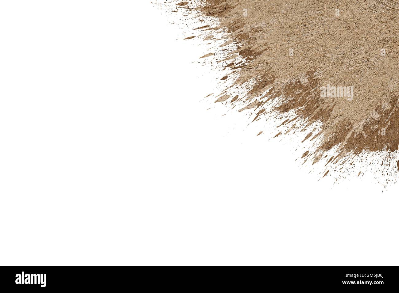 mud splash isolated on white background Stock Photo - Alamy
