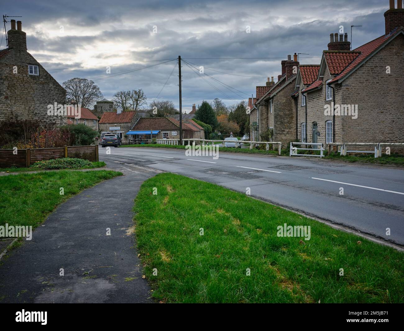 An overcast November afternoon and a view towards The Bakery on the ...