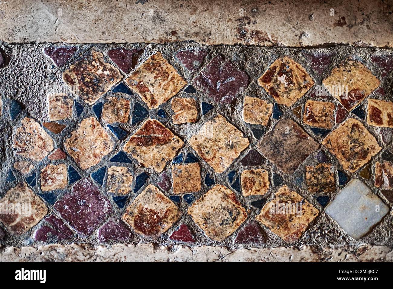 Byzantine mosaics on the floor of St. Nicholas Church Demre, Turkey ...