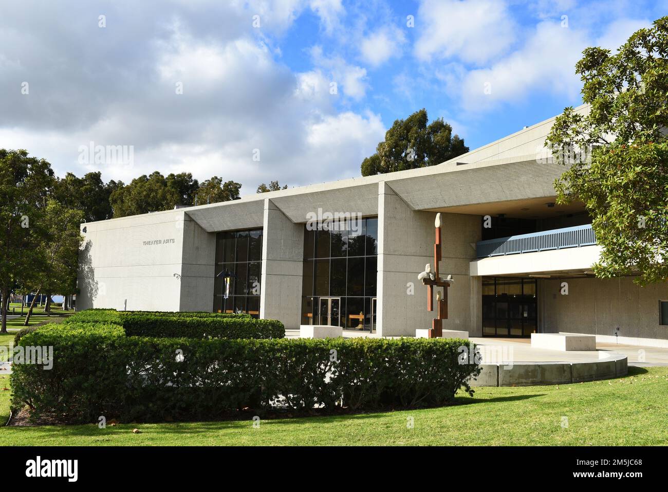CYPRESS, CALIFORNIA - 28 DEC 2022: TheaterArts building on the campus ...
