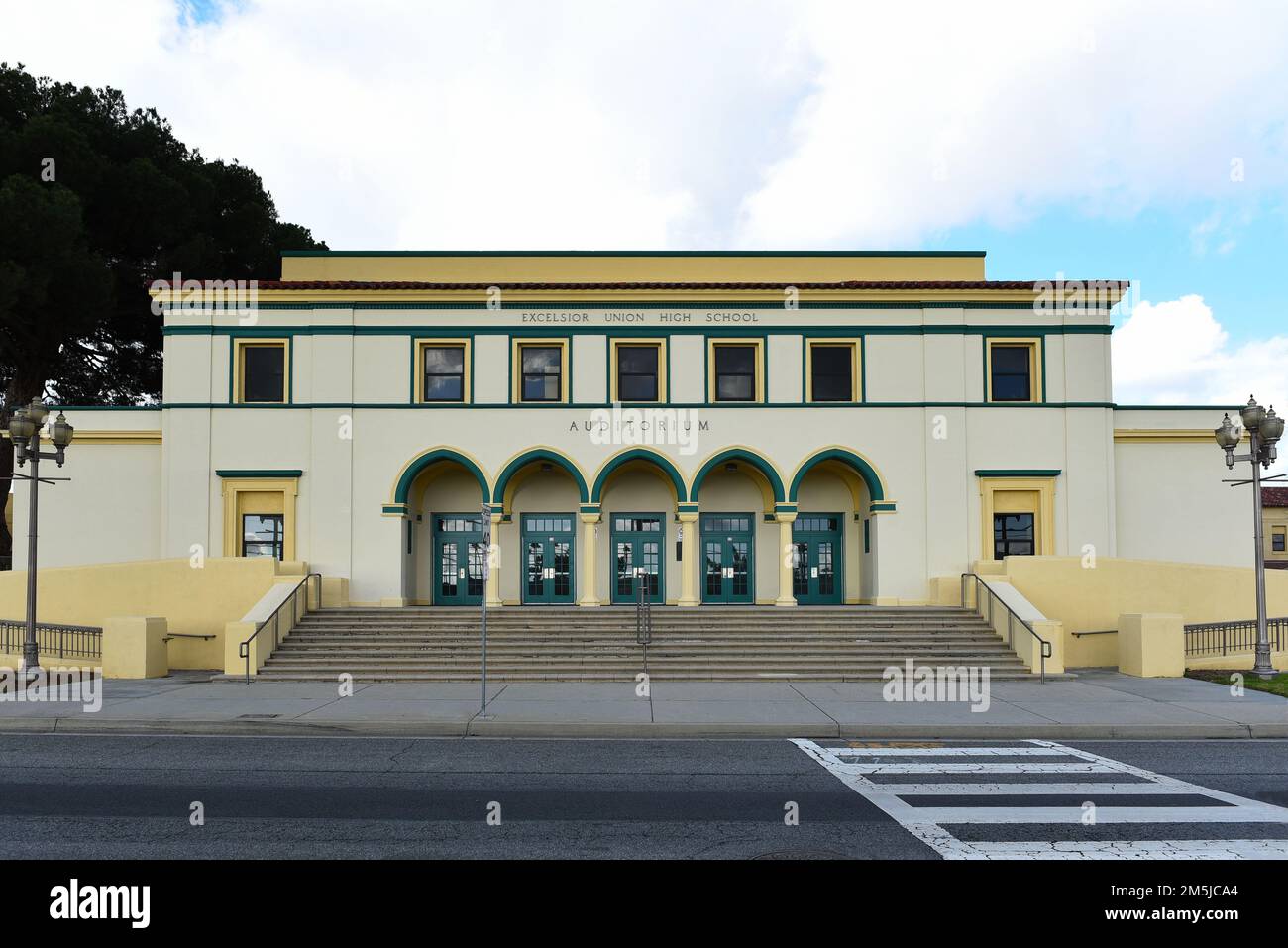 NORWALK, CALIFORNIA - 28 DEC 2022: Auditorium at Excelsior High School ...