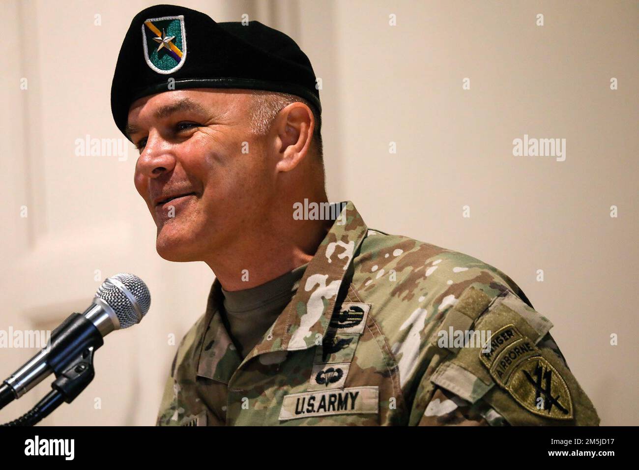Brig. Gen Timothy Brennan, the outgoing commander of the 353rd Civil ...