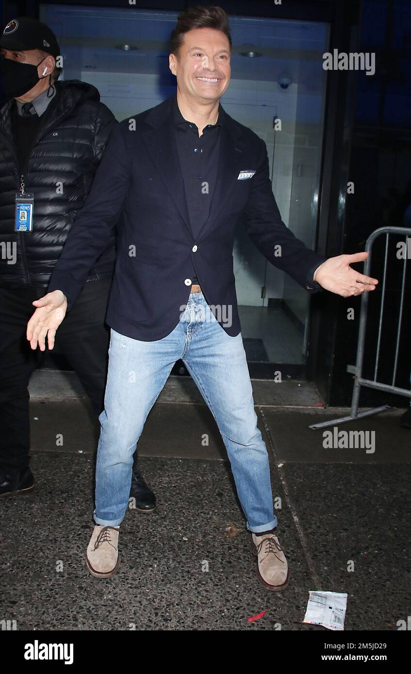 December 29, 2022 Ryan Seacrest on Good Morning America to talk about ...