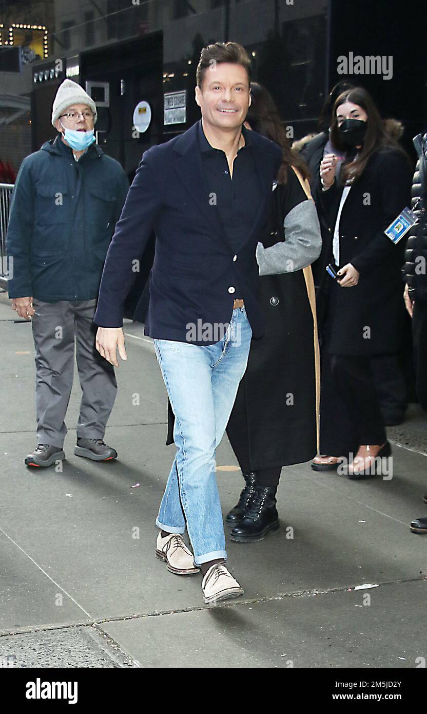 December 29, 2022 Ryan Seacrest on Good Morning America to talk about ...