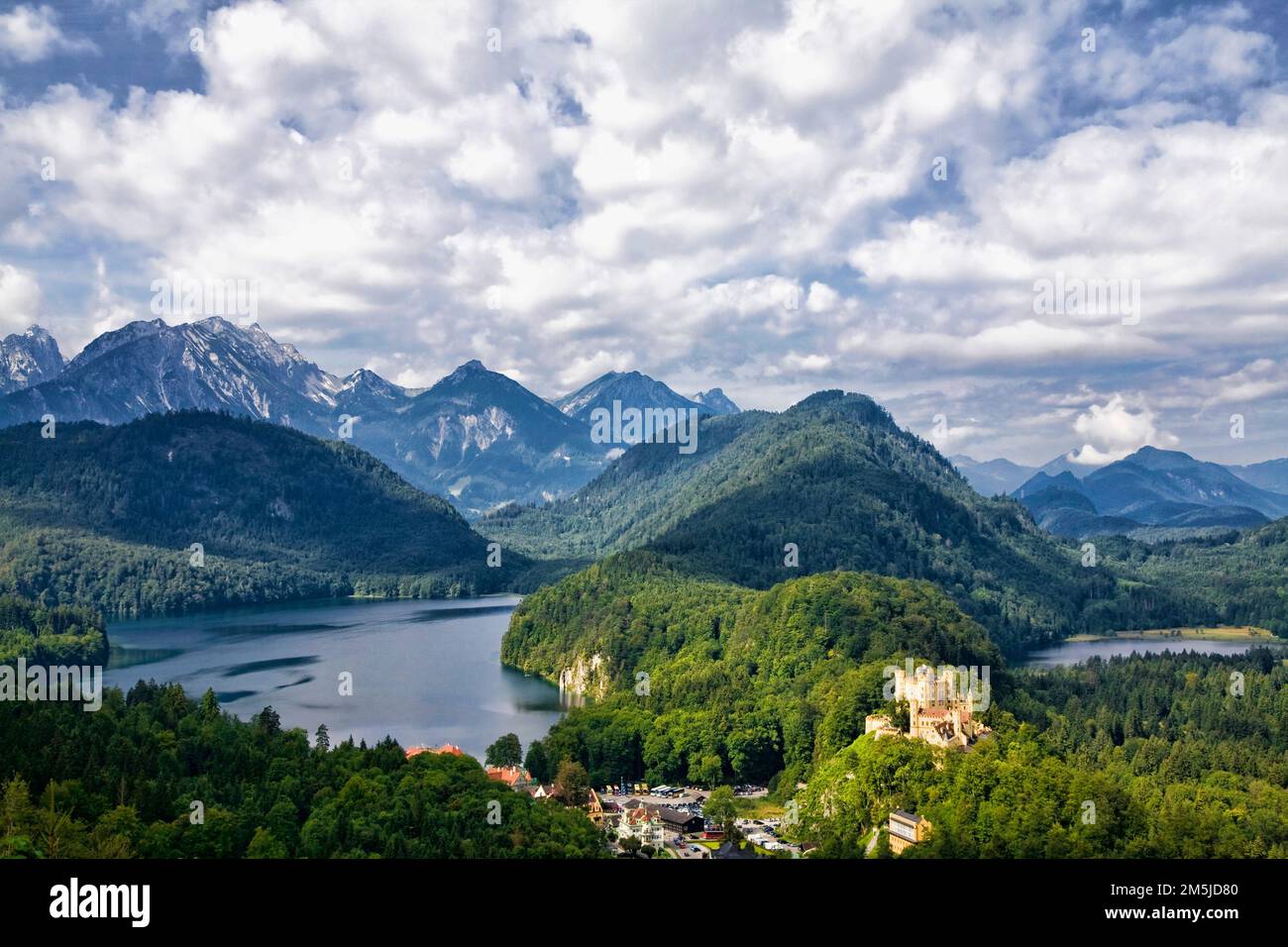 Neuschwanstein castle and lake alpsee hi-res stock photography and ...