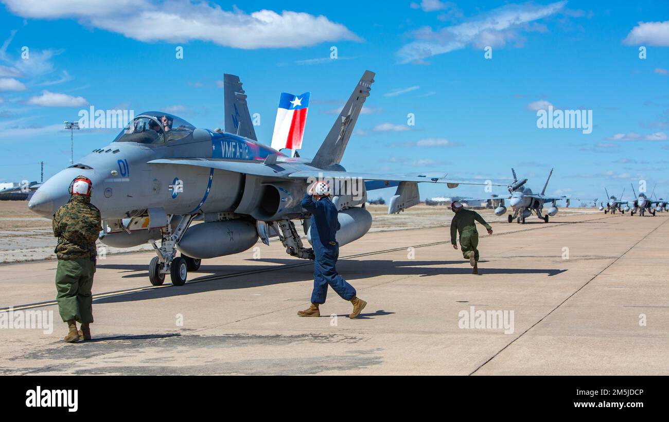 U.S. Marine Corps aircraft ordnance technicians with Marine Fighter ...