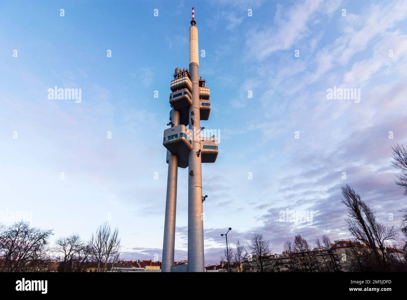 Praha: Zizkov Television Tower, artwork Babies in , Prague, Praha, Prag ...