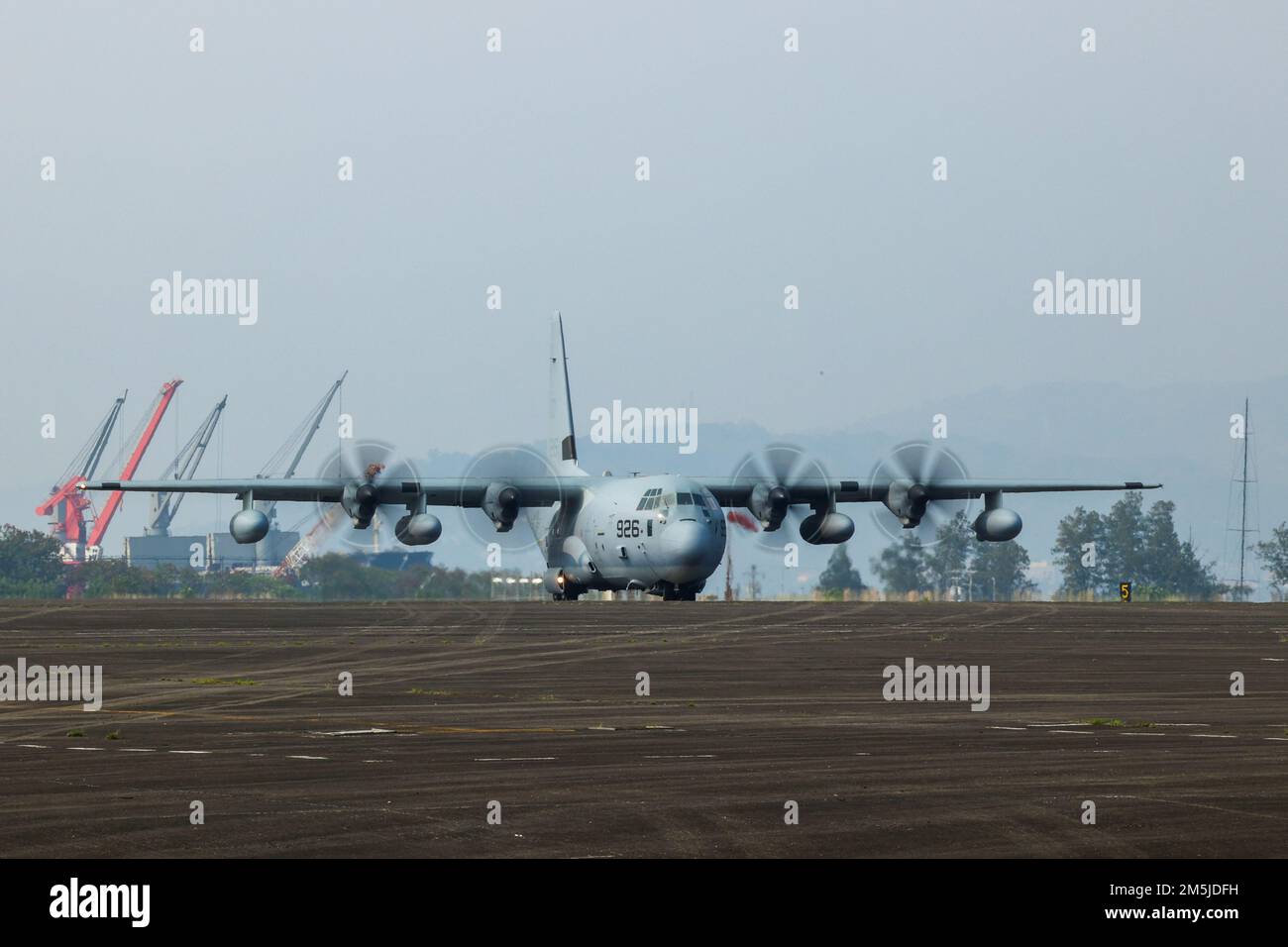 U.S. Marine Corps KC-130J Hercules assigned to Marine Refueler ...