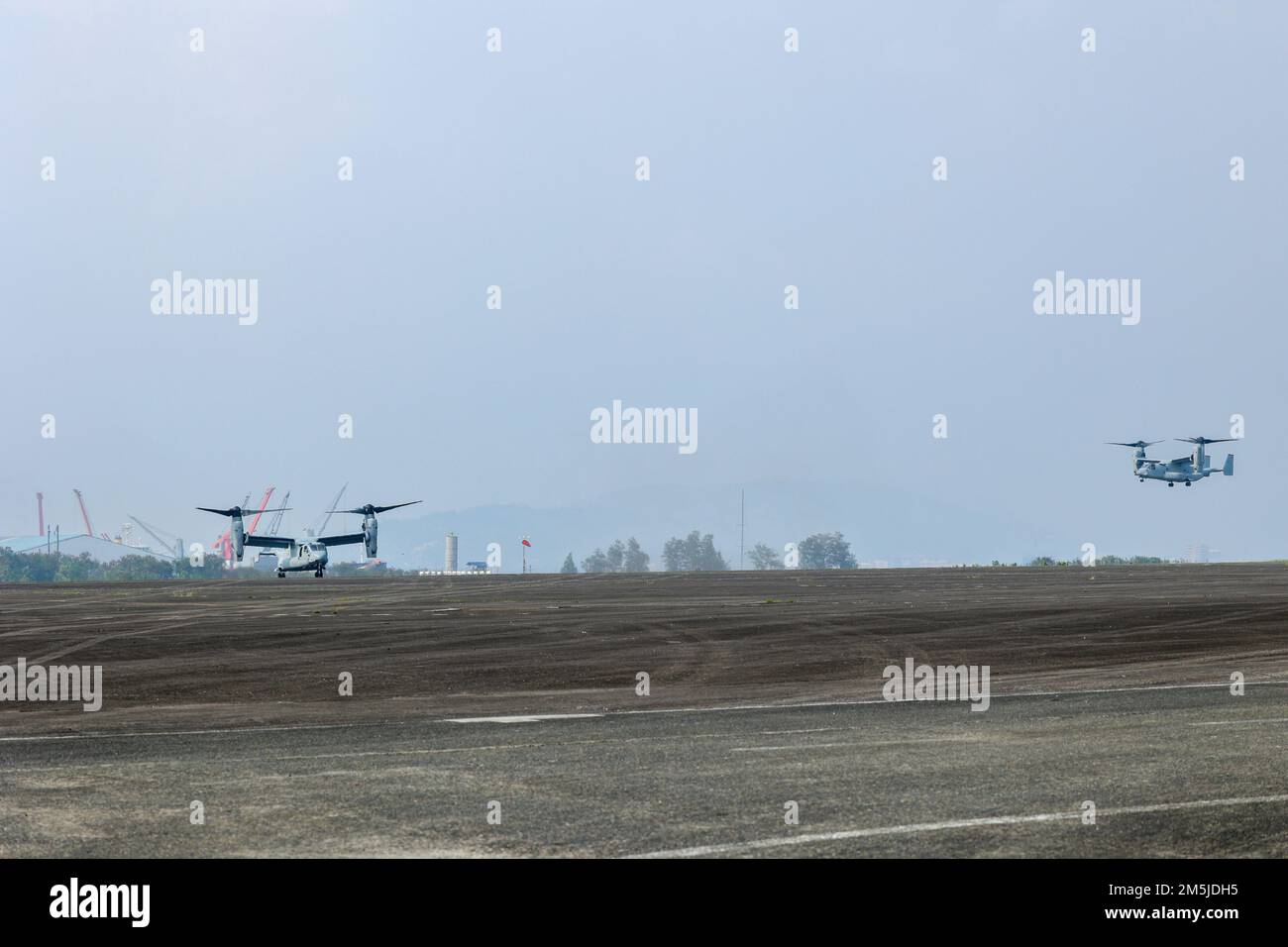 U.S. Marine Corps MV-22B Ospreys assigned to Marine Medium Tiltrotor ...