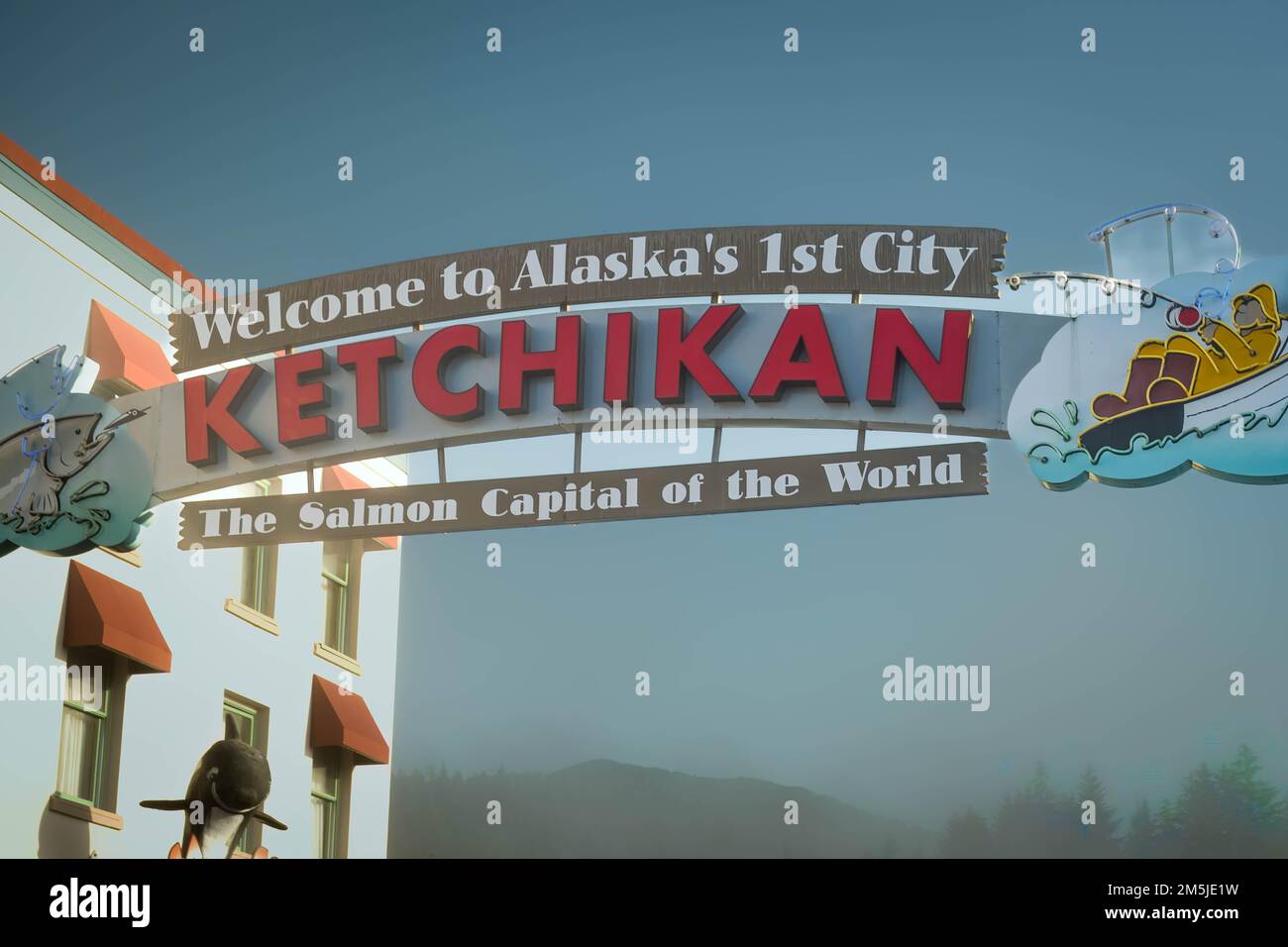 The Ketchikan Street Banner - Alaska's first city and the salmon ...