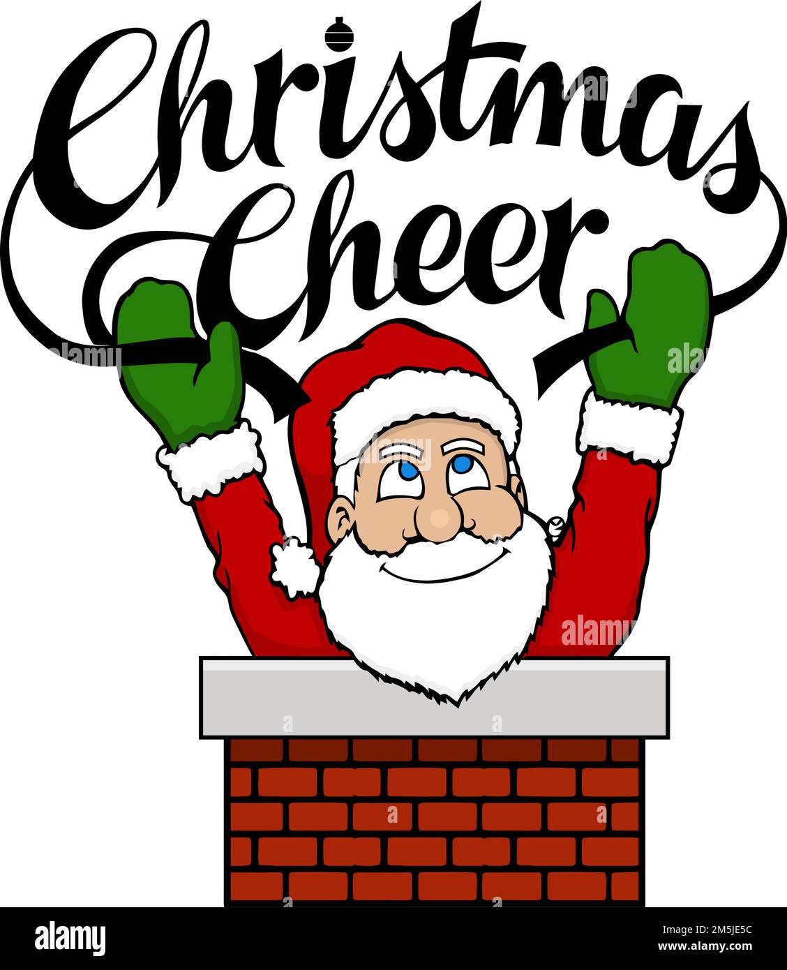 Christmas cheer featuring Santa Claus Stock Vector Image & Art - Alamy