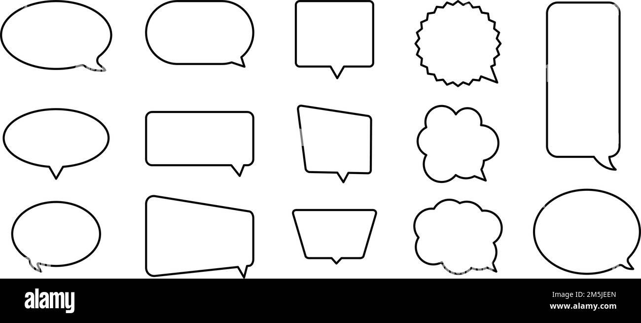 Speech bubble icons. Chat sign. Vector illustration Stock Vector Image ...