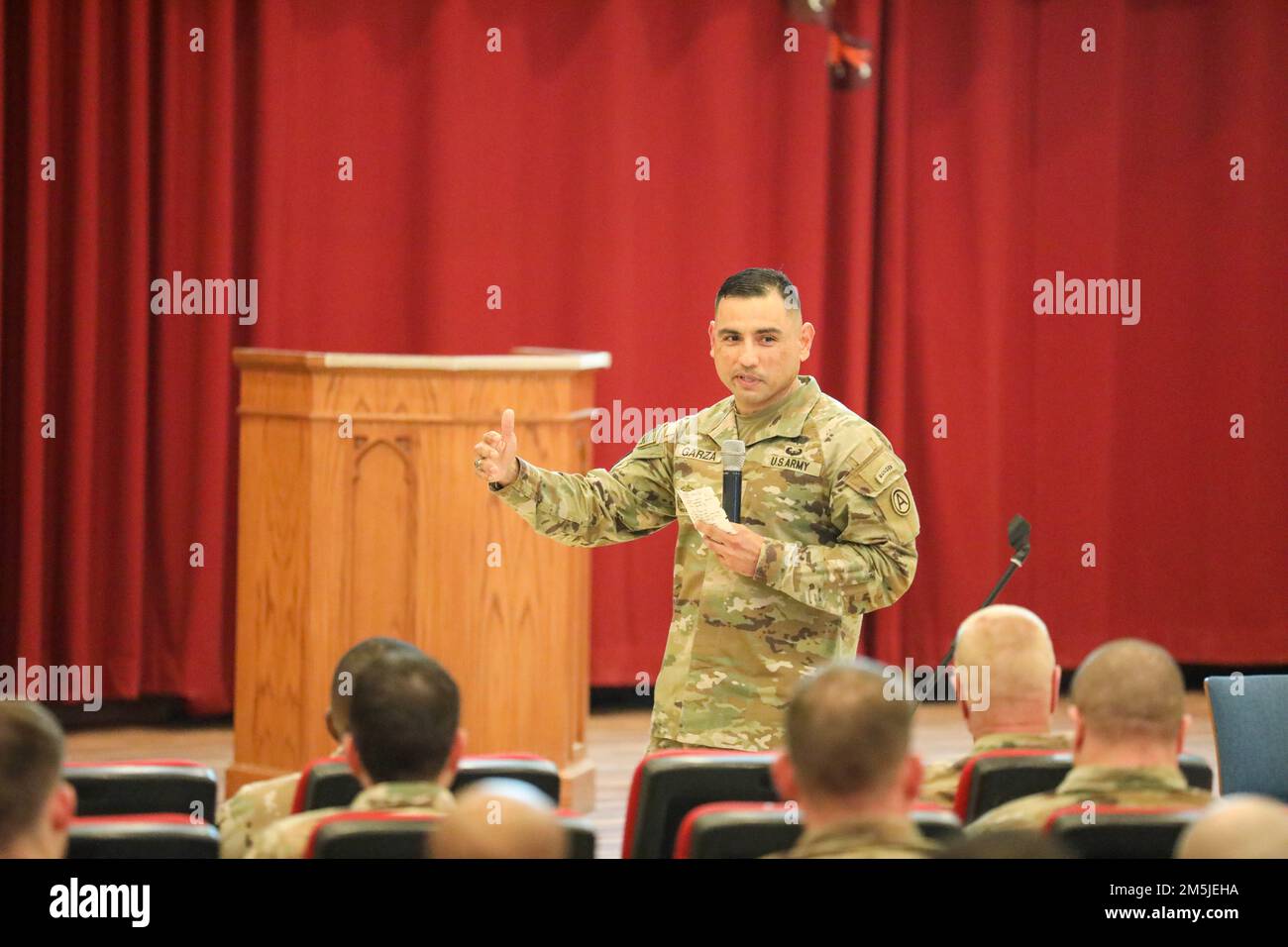 United States Army Central Command Sgt. Maj. Jacinto Garza, the Senior ...