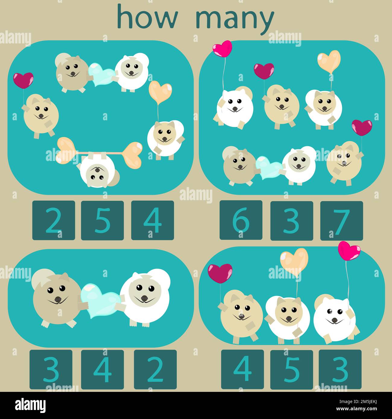 count how many funny dogs there are in the picture of a rebus for ...